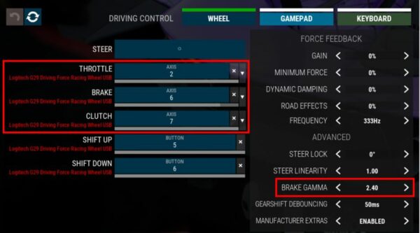 How to Setup your Pedal Settings in Assetto Corsa Competizione - DRIVER61