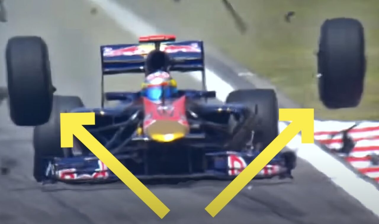 The Unusual Formula 1 Crash Explained